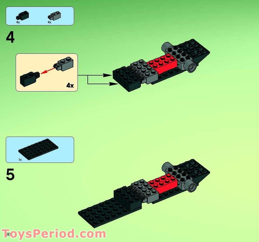 LEGO 7646 ETX Alien Infiltrator Instructions and Parts List