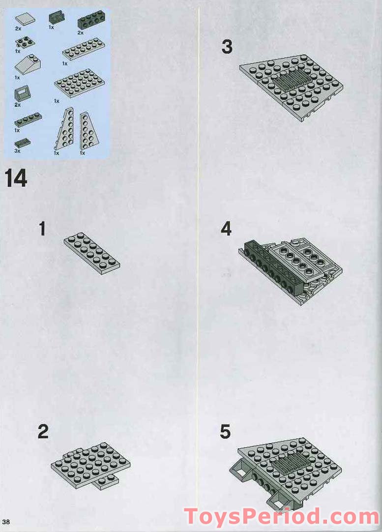 LEGO 7671 AT-AP Walker Instructions and Parts List