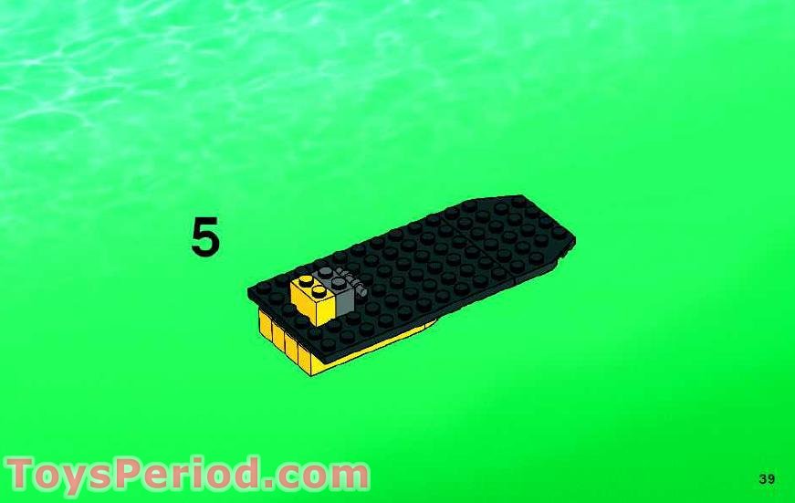 LEGO 7773 Tiger Shark Attack Instructions and Parts List