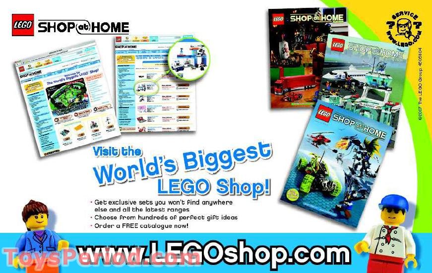 LEGO 7773 Tiger Shark Attack Instructions and Parts List