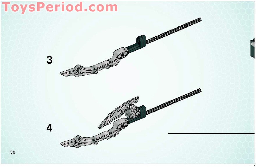 LEGO 8952 Mutran and Vican Instructions and Parts List
