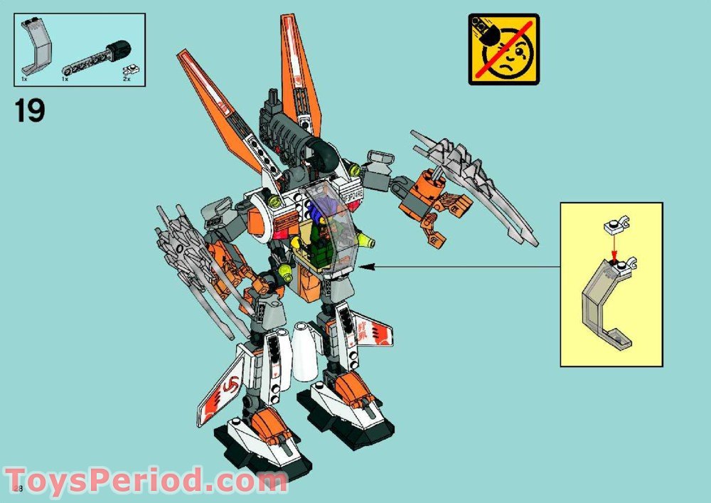 LEGO 8108 Mobile Devastator Instructions and Parts List