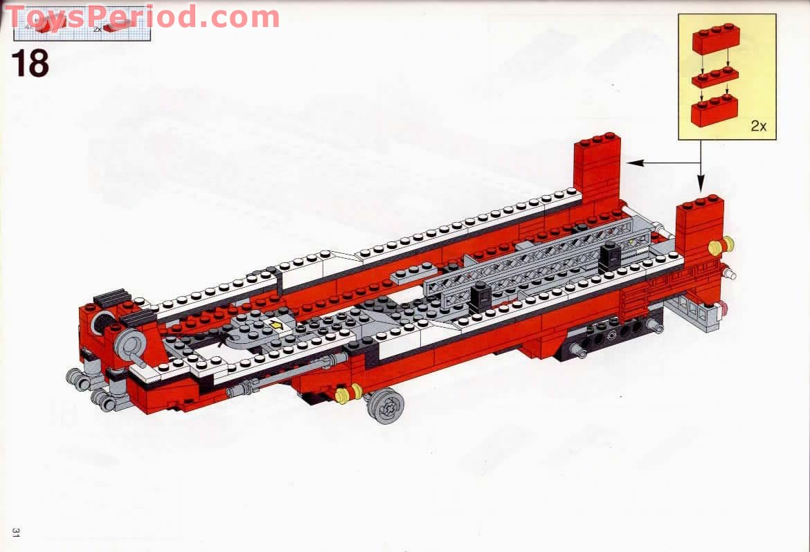 LEGO 5591 Mach II Red Bird Rig Instructions and Parts List