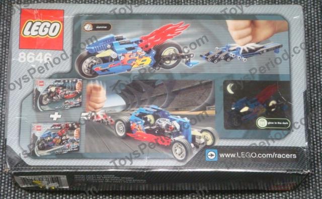 LEGO 8646 Speed Slammer Bike Instructions and Parts List