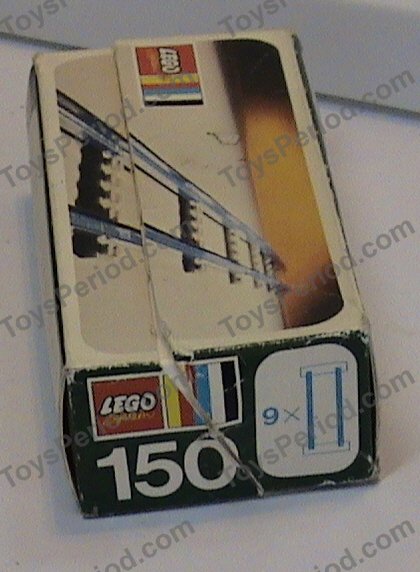LEGO 150 Straight Track Instructions and Parts List