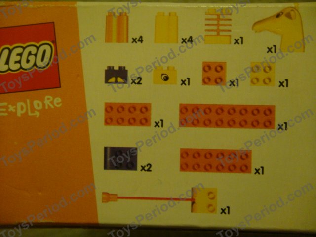 LEGO 3512 Funny Giraffe Set Parts List