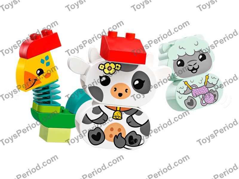 LEGO 10412 Animal Train Set Parts List