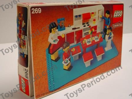 LEGO 269 Kitchen Instructions and Parts List