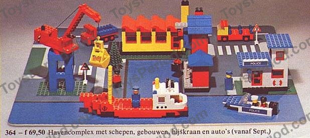 LEGO 364 Harbour Scene Instructions and Parts List