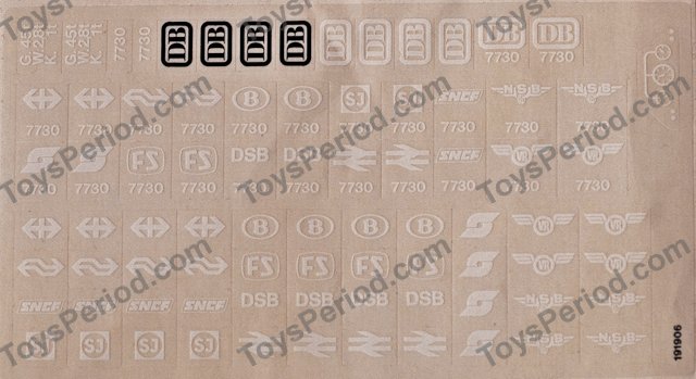 LEGO Sets with Part 7730stk01b Sticker Sheet for Set 7730 - Later ...