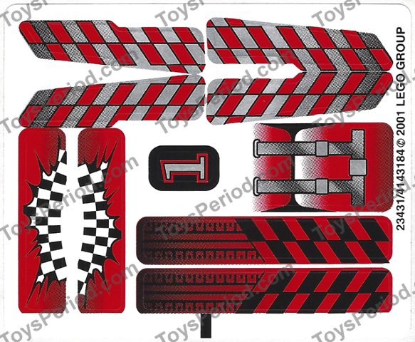 LEGO Sets with Part 8242stk01 Sticker Sheet for Set 8242 - (23431/4143184)