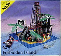 LEGO 6270 Forbidden Island Instructions and Parts List