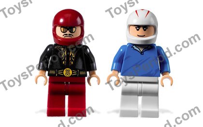 LEGO 8158 Speed Racer and Snake Oiler Instructions and Parts List