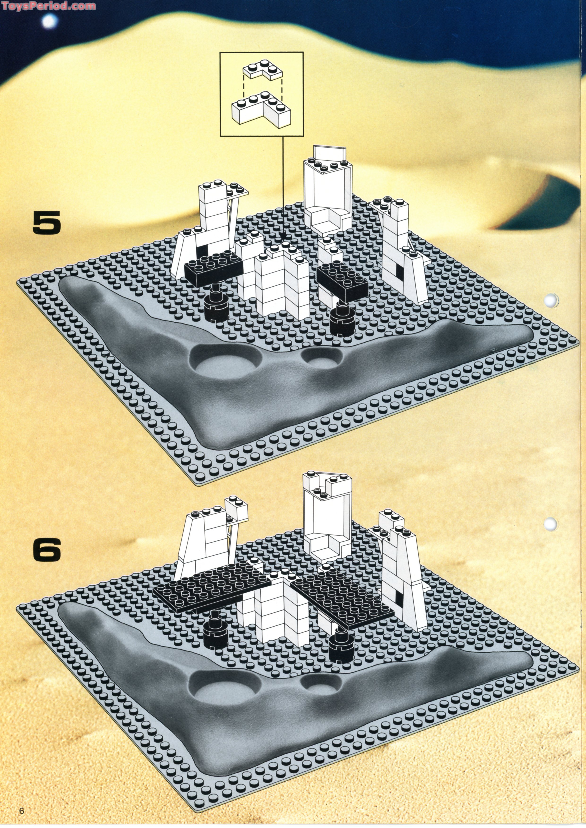 LEGO 6722 Styracosaurus Instructions and Parts List