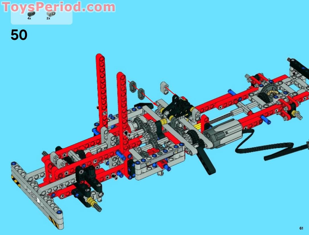 LEGO 9397 Logging Truck Instructions and Parts List