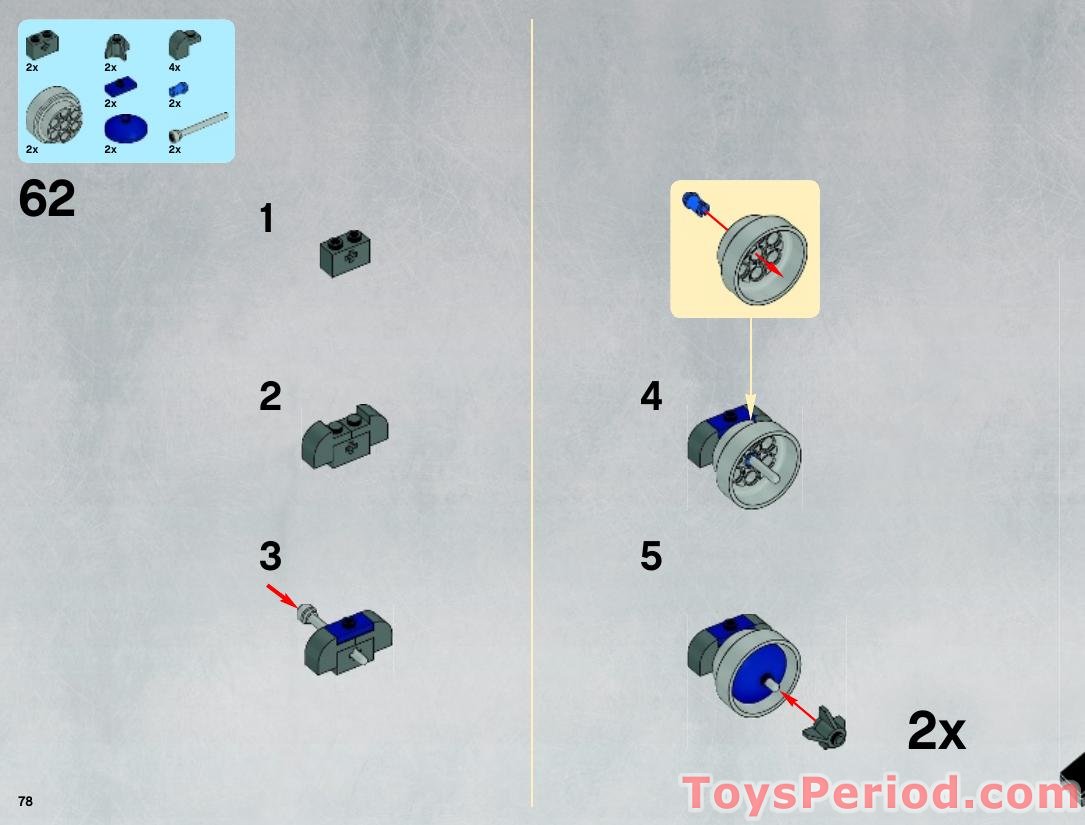 LEGO 9515 The Malevolence Instructions and Parts List