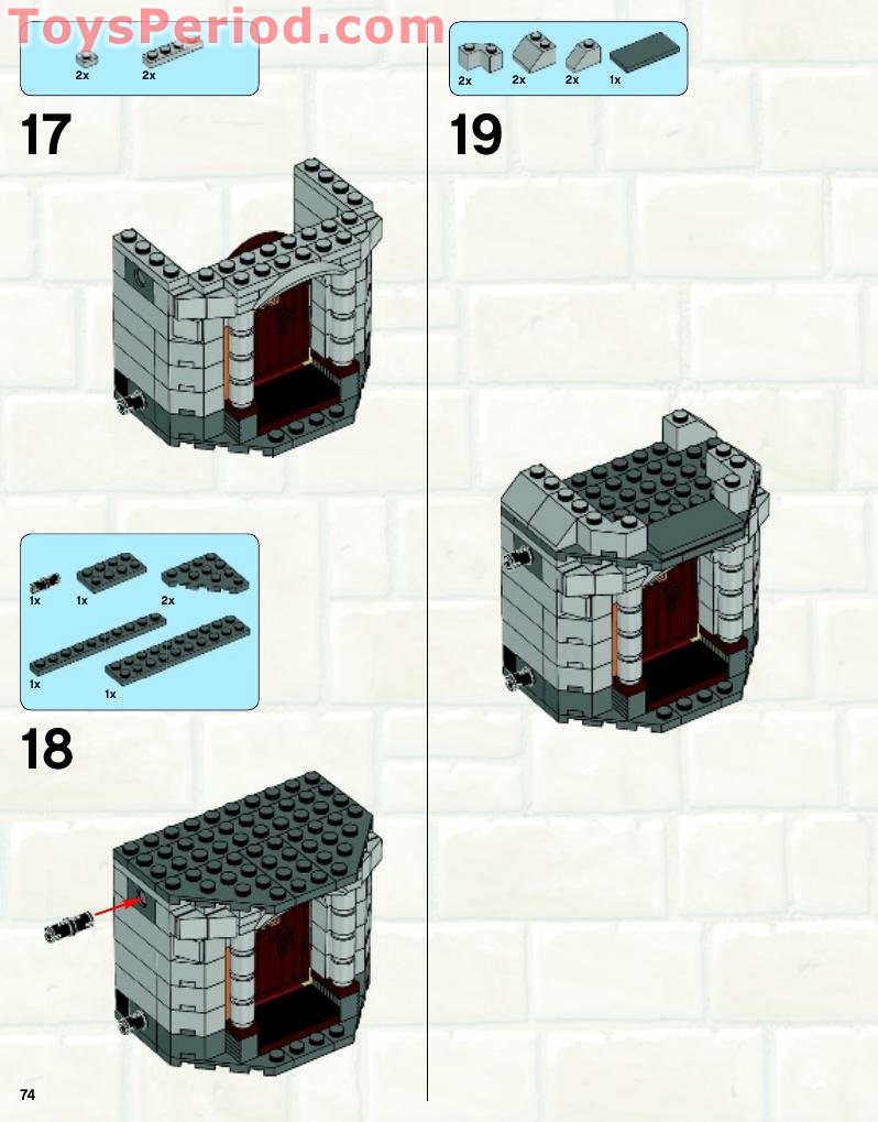 LEGO 10223 Kingdoms Joust Instructions and Parts List