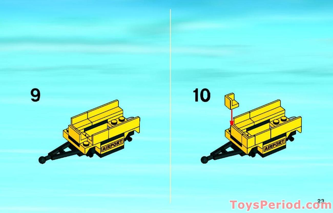 LEGO 3182 Airport Instructions and Parts List