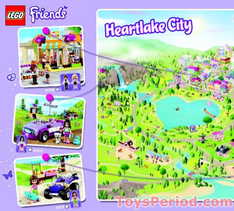 LEGO 41006 Downtown Bakery Instructions and Parts List