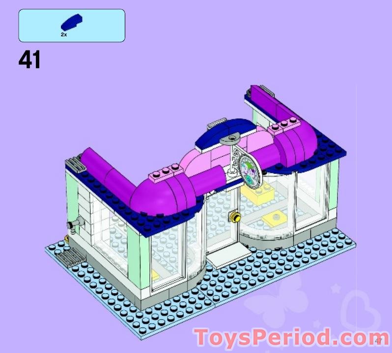 LEGO 41007 Heartlake Pet Salon Instructions and Parts List