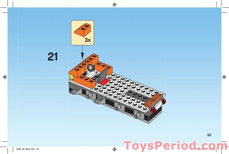 LEGO 4635 Fun with Vehicles Instructions and Parts List