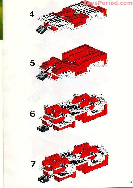 LEGO 735 Basic Building Set with Electric System, 7 Plus Instructions ...