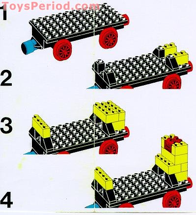 LEGO 181 Complete Train Set with Motor, Signals and Shunting Switch Instructions and Parts List