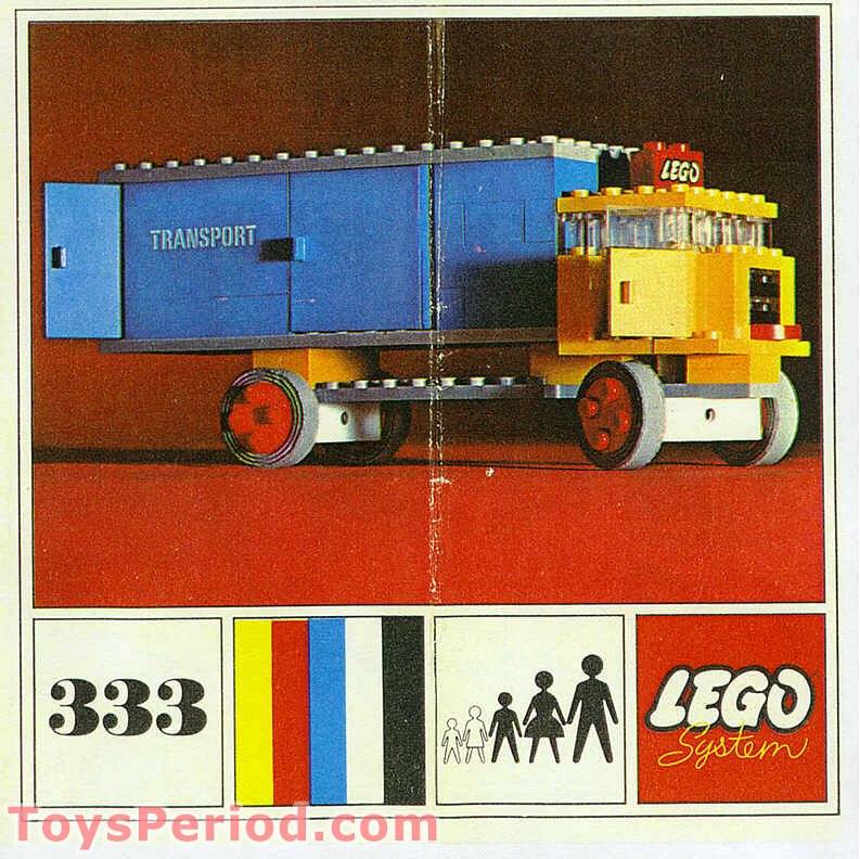 LEGO 333-2 Delivery Truck Instructions and Parts List