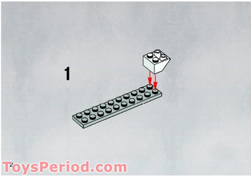 LEGO 20010 Mini Republic Gunship Instructions and Parts List