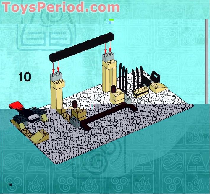 LEGO 3828 Air Temple Instructions and Parts List