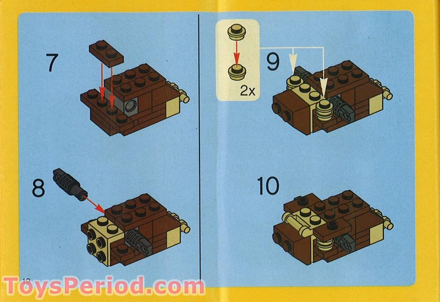 LEGO 4916 Mini Animals Instructions and Parts List