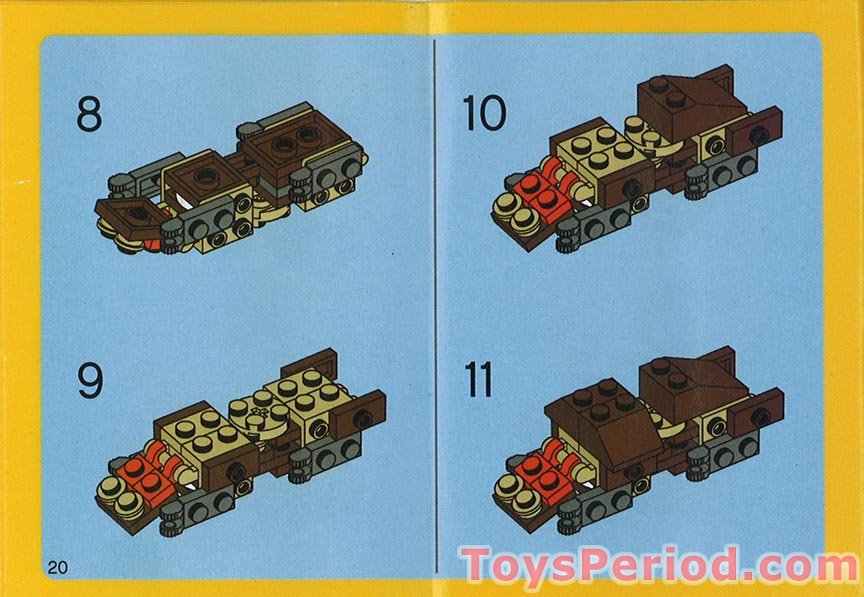 LEGO 4916 Mini Animals Instructions and Parts List