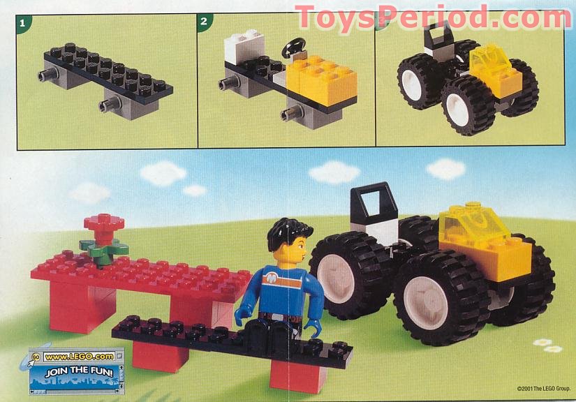 LEGO 4173 Max's Pitstop Instructions and Parts List