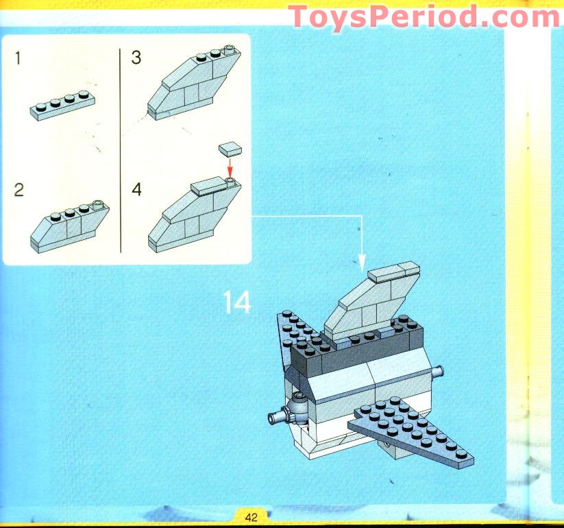 LEGO 4506 Deep Sea Predators Instructions and Parts List