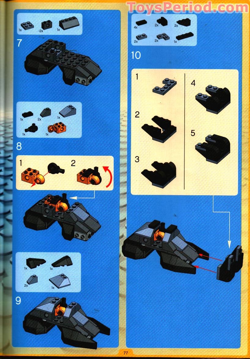 LEGO 4508 Titan Xp Instructions and Parts List