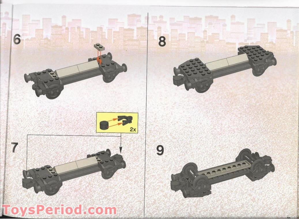 LEGO 4512 Cargo Train Instructions and Parts List