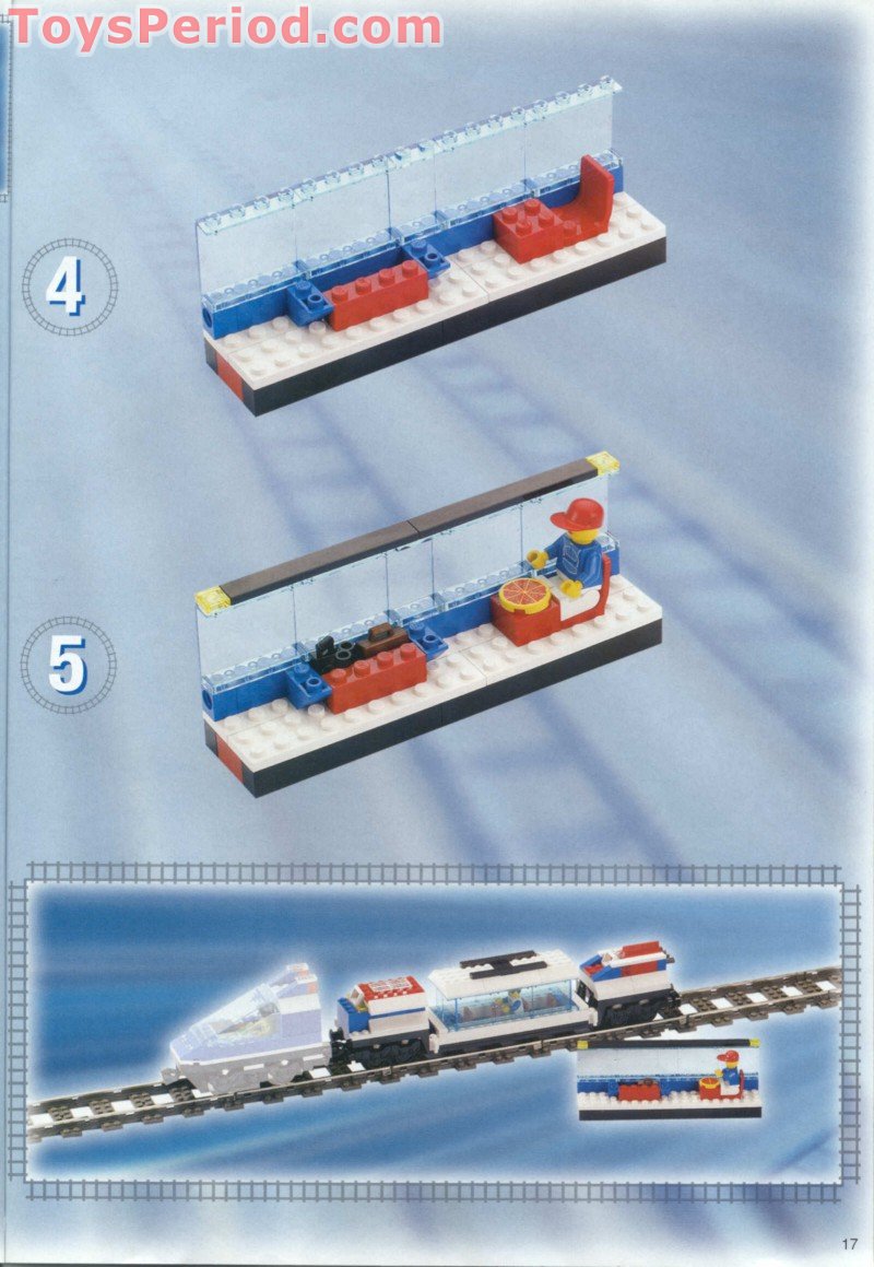 LEGO 4560 Railway Express Instructions and Parts List