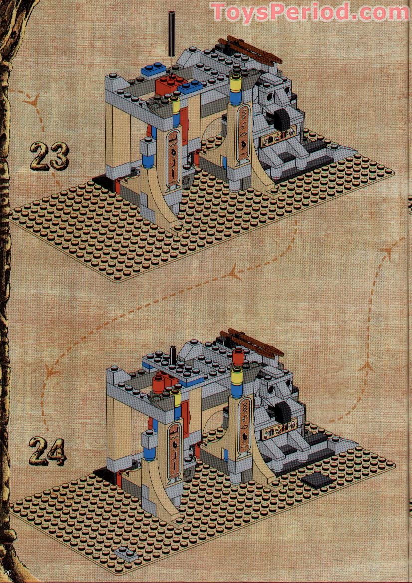 LEGO 5958 Mummy's Tomb Instructions and Parts List