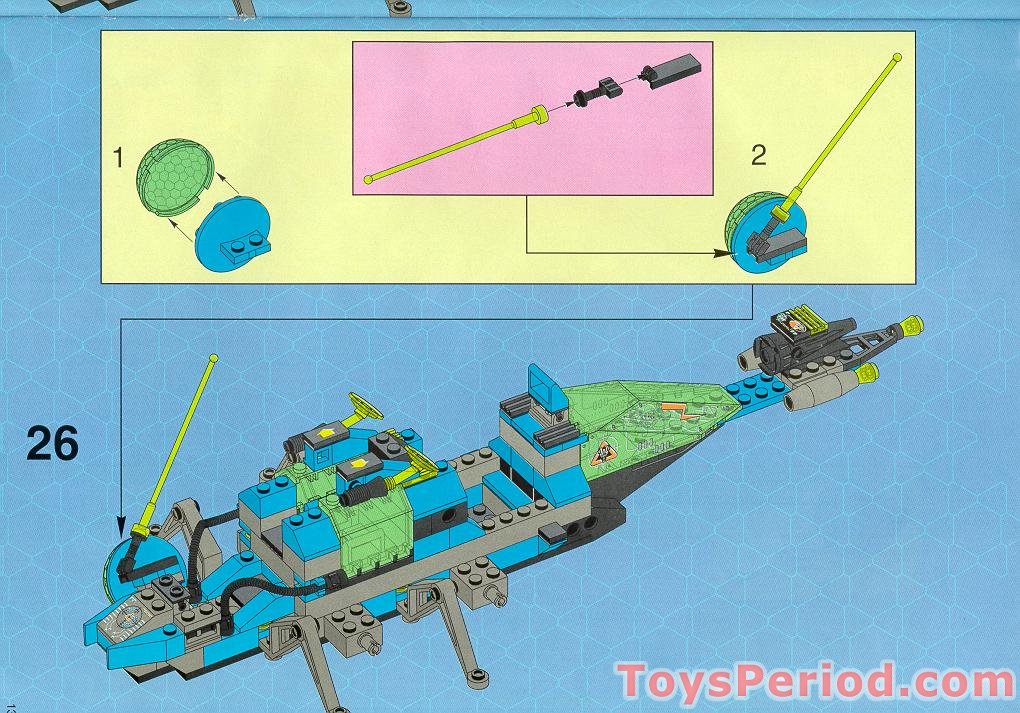 LEGO 6919 Planetary Prowler Instructions and Parts List
