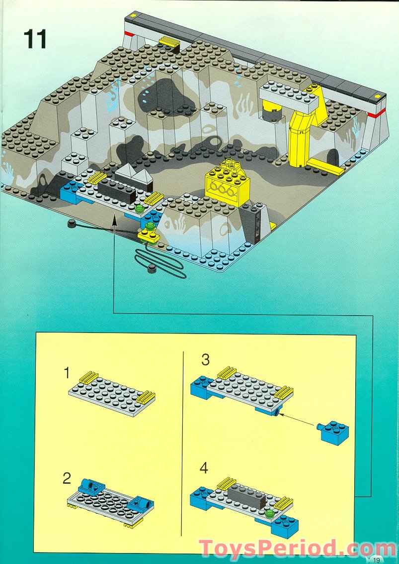 LEGO 6199 Hydro Crystalization Station Instructions and Parts List