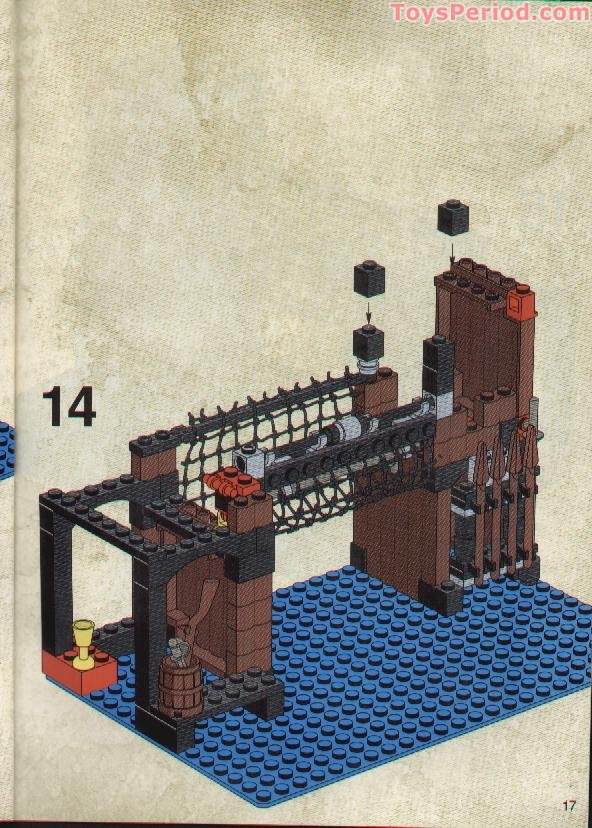 LEGO 6249 Pirates Ambush Instructions and Parts List