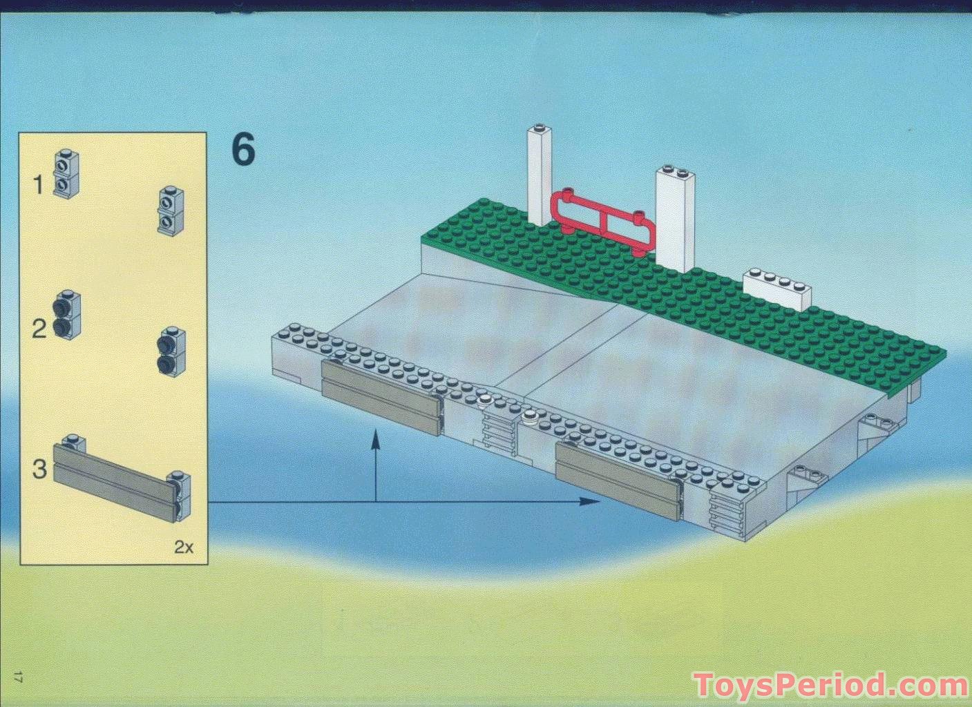 LEGO 6338 Hurricane Harbor Instructions and Parts List