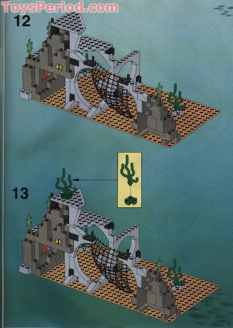 LEGO 6560 Diving Expedition Explorer Instructions and Parts List