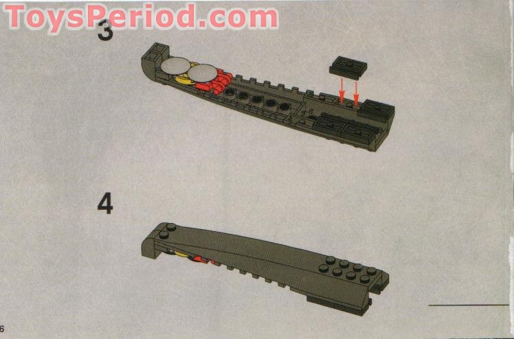 LEGO 7656 General Grievous Starfighter Instructions and Parts List