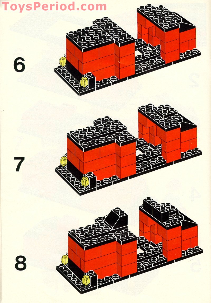 LEGO 7730 Electric Goods Train Instructions and Parts List