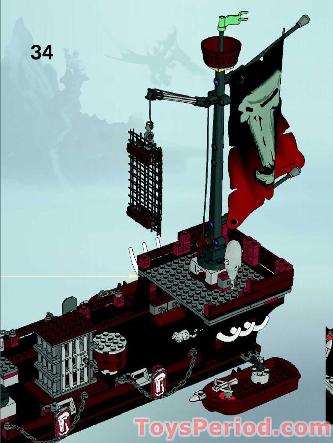 LEGO 7048 Troll Warship Instructions and Parts List