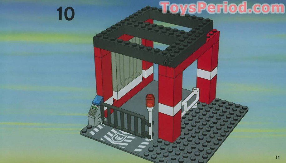 LEGO 7240 Fire Station Instructions and Parts List