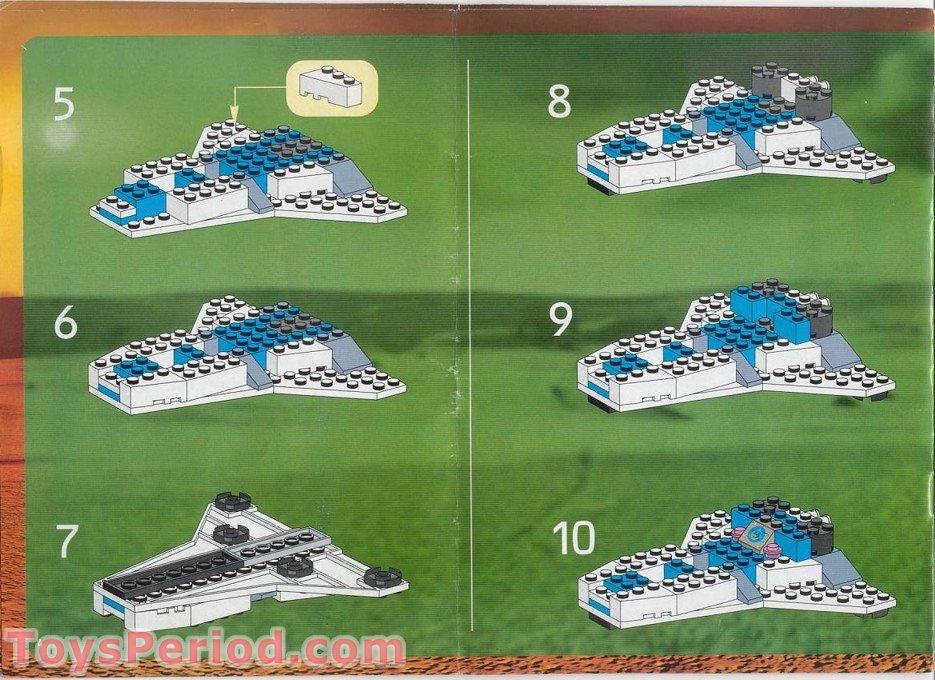 LEGO 7315 Solar Explorer Instructions and Parts List
