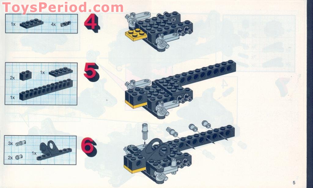 LEGO 8818 Baja Blaster Instructions and Parts List