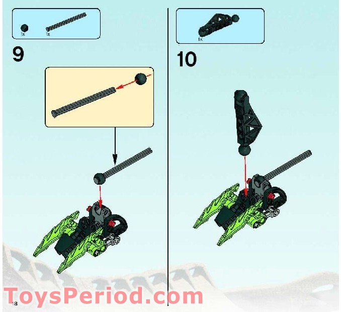 LEGO 8991 Tuma Instructions and Parts List